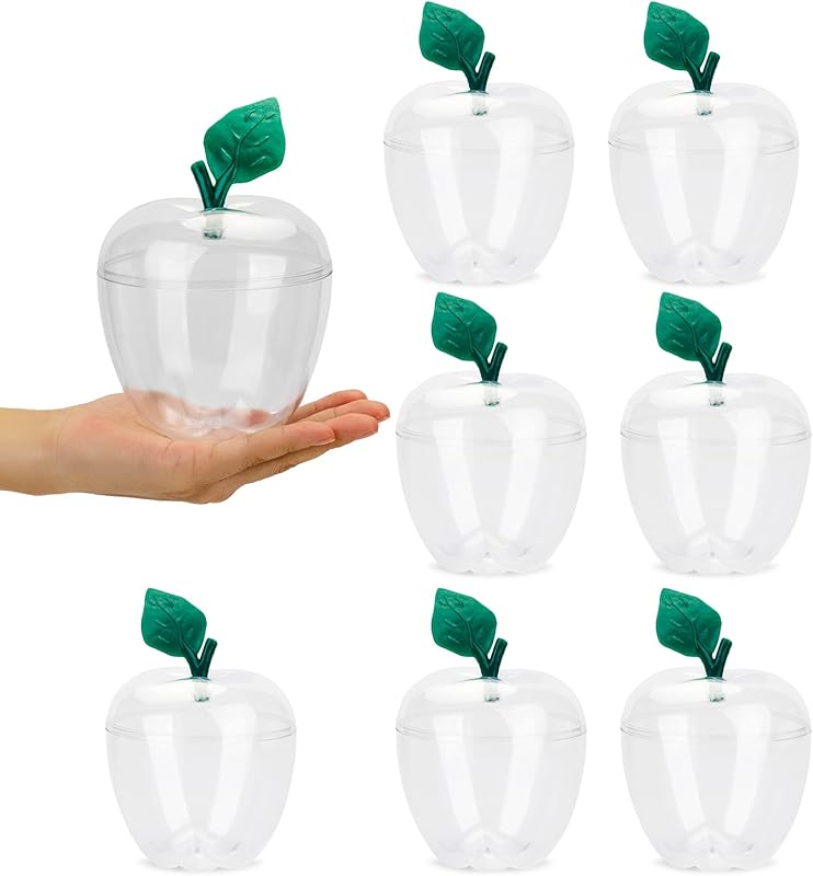 HANZE Large Red Apple Container, Apple Shaped Candy Toy Filling ...