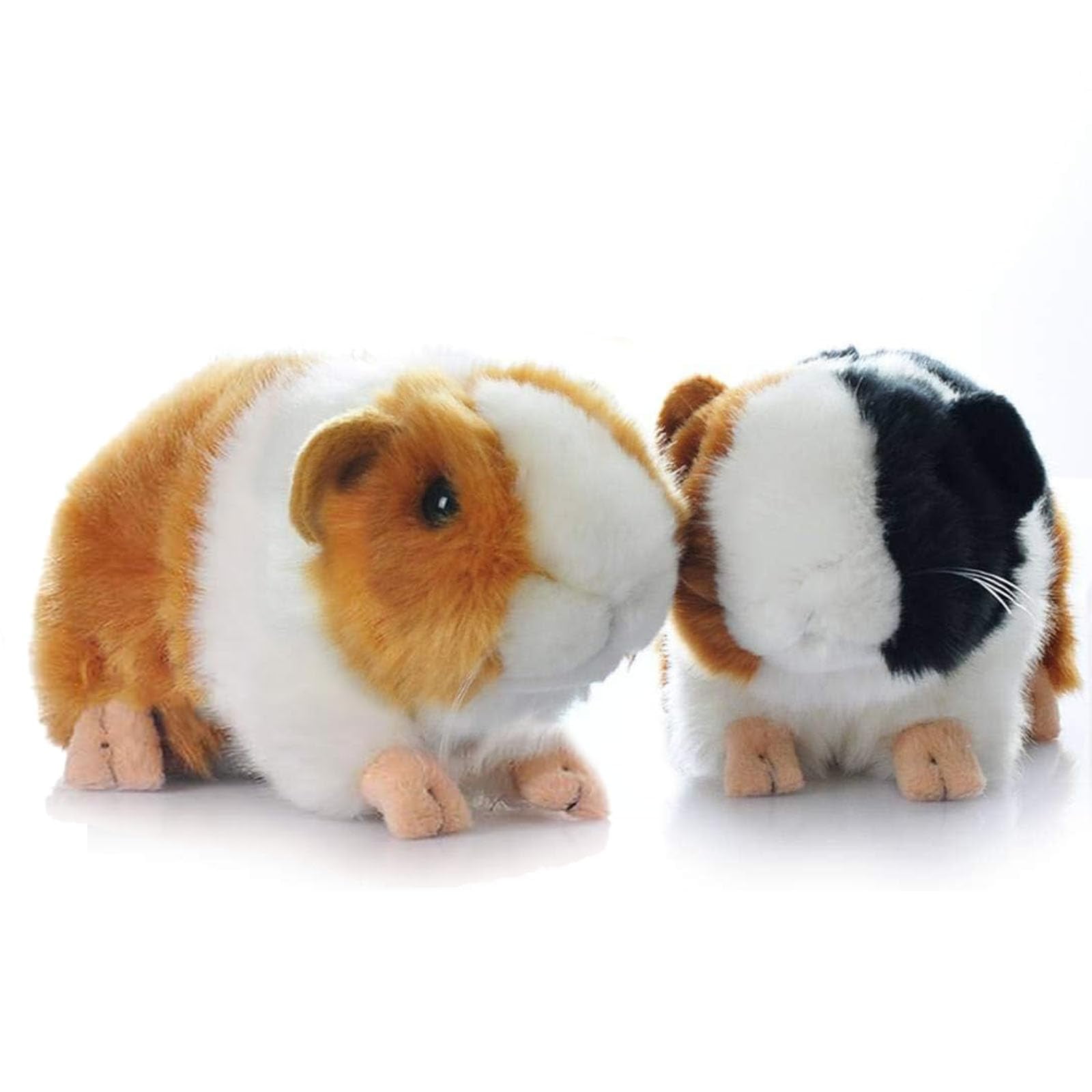 HAO 2PCS Cuddly Big Soft Plush Realistic Guinea Pig Stuffed Animals Toy ...