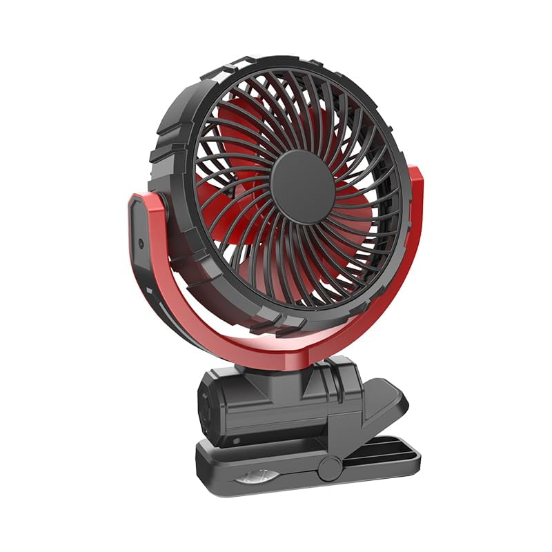 HAO Battery Powered Clip On Fan for Bed, 2000mAh 4h 4 Speeds ...