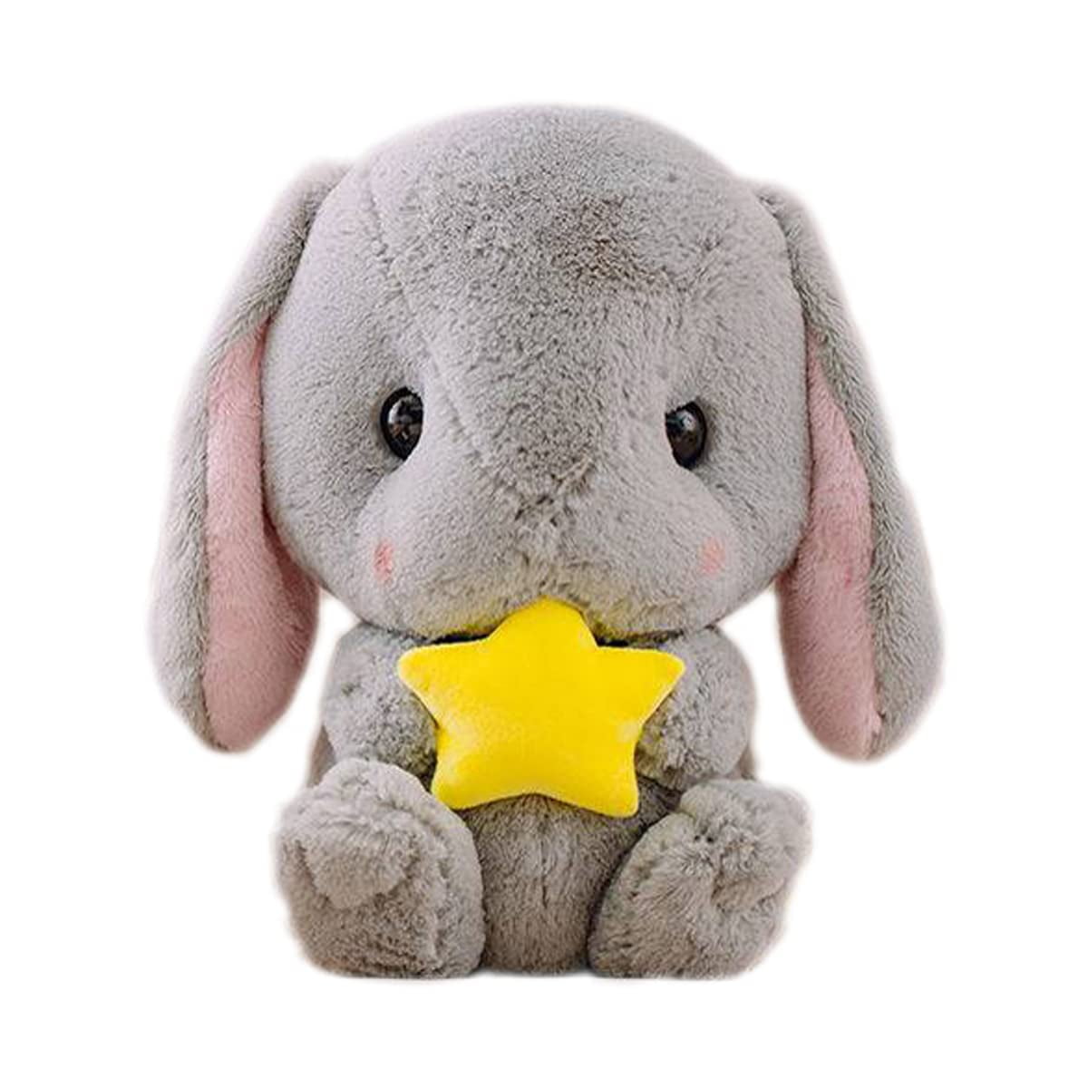 HAO Cute Soft Plush Easter Rabbit Stuffed Animals Toy Doll, 10" Ash ...