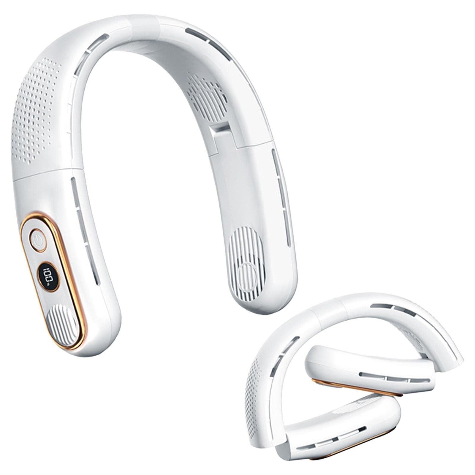 HAO Fan Neck Fan USB Rechargeable Portable Neck Fans with Mist Fan ...