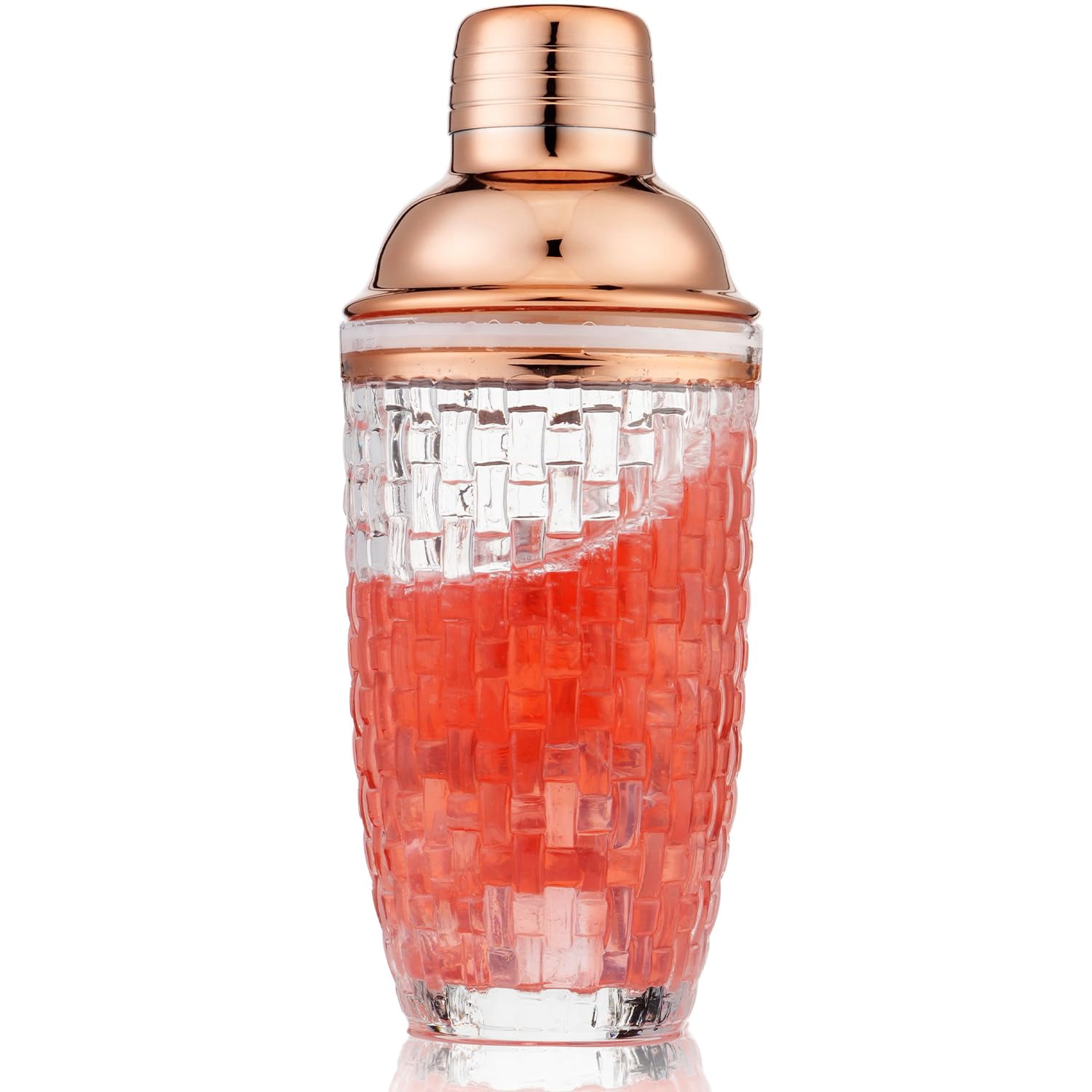 HAO Glass Cocktail Shaker Set - Glass Shaker for Cocktails, Drink ...