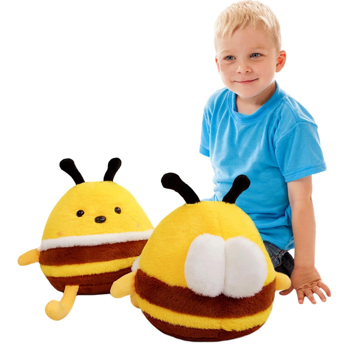 HAO Plush Anime Bee with Cute Wings, Kawaii Stuffed Soft Toy Furry and ...