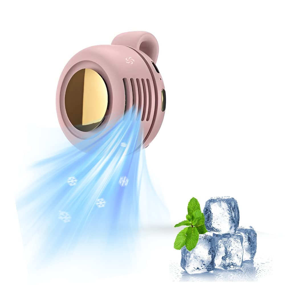 WLQ Small Whirlwind Clip Waist Neck Fan, Portable Cooling Fan 3 Speeds ...