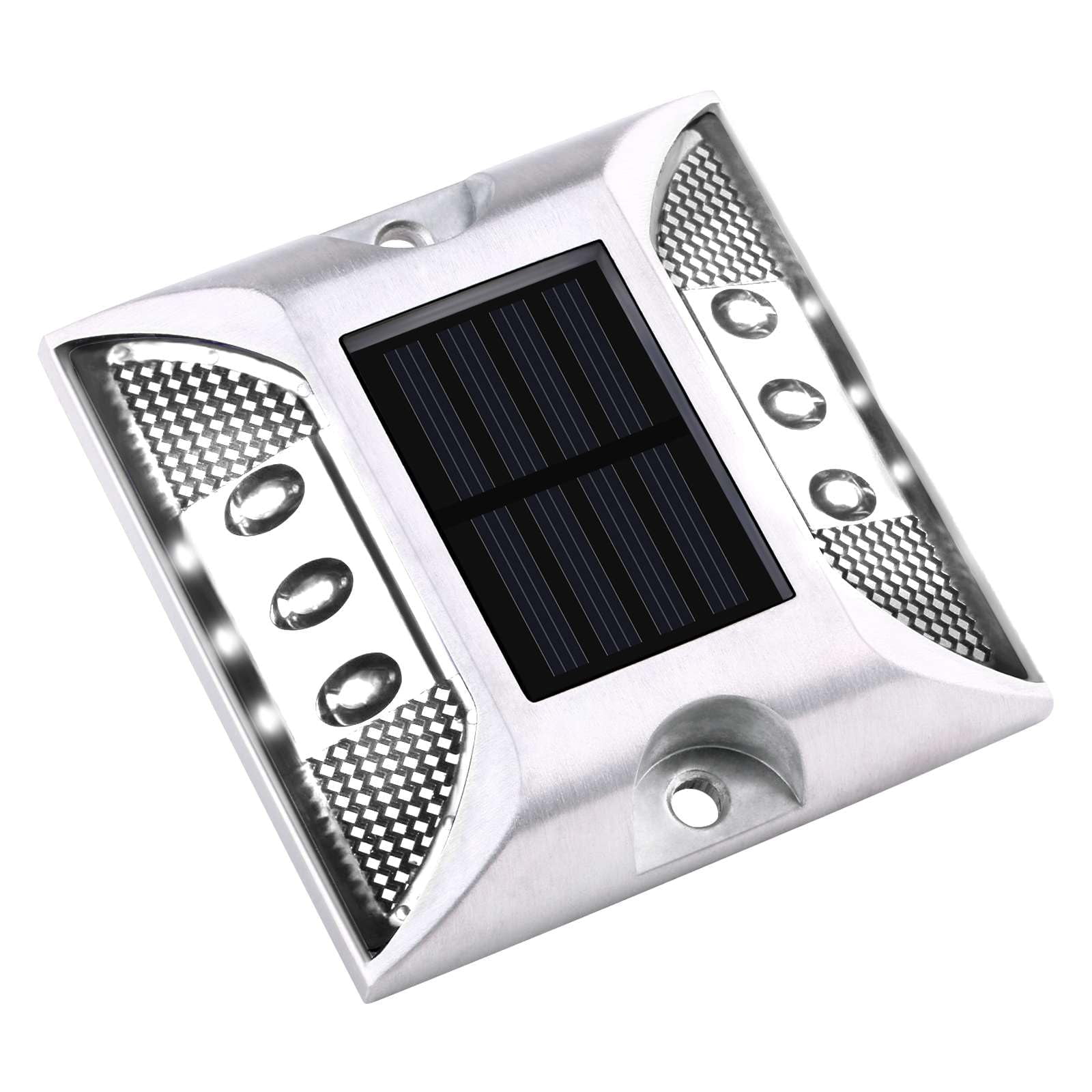 HAO Solar Dock Lights - IP68 Waterproof Outdoor Warning Step Lights ...