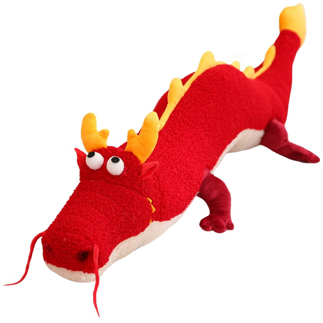 HAO Super Long Blue Dragon Stuffed Toy, 86.6 Inch Large Chinese Blue ...