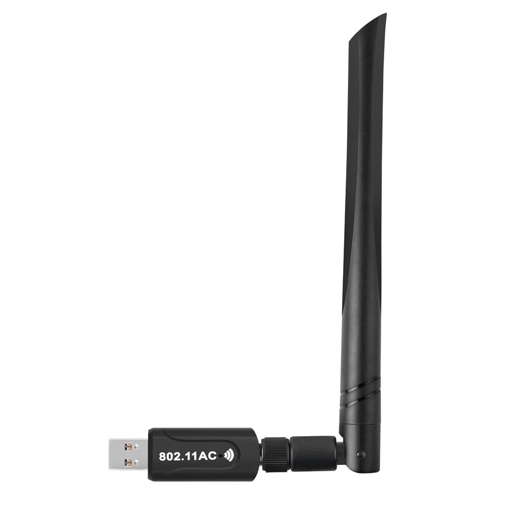 HAOAN 1200Mbps Bluetooth 3.0 USB WiFi Adapter, Dual Band USB Wireless ...