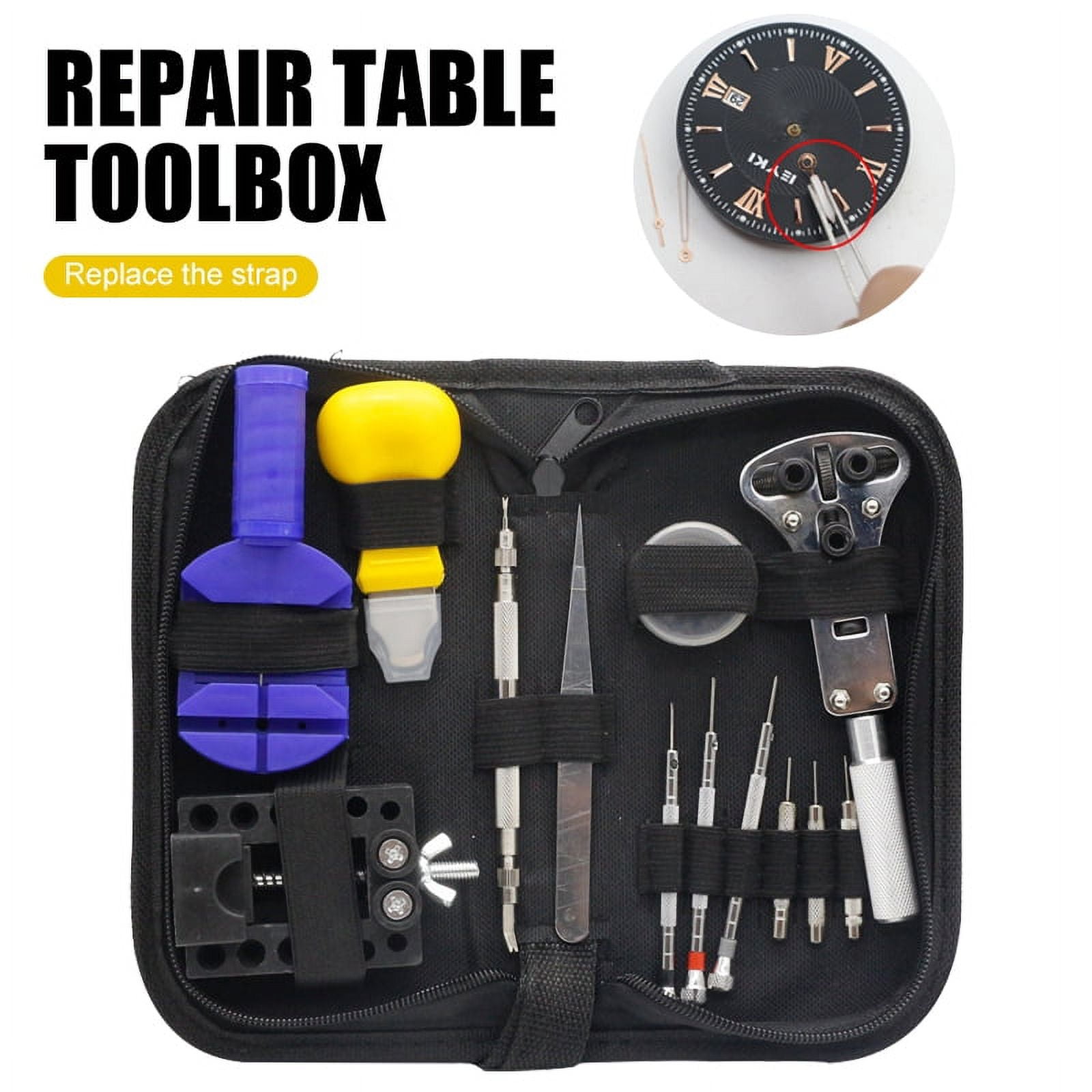 HAOAN 147 Pcs Watch Repair Tool Kit Set Professional Spring Bar Tool ...