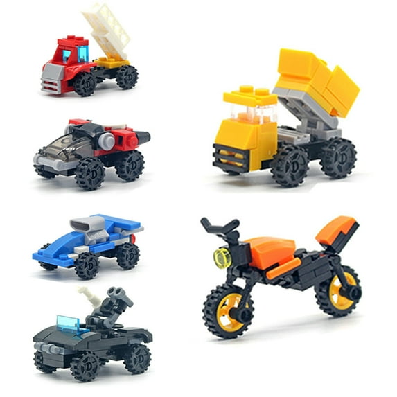 HAOAN Building Blocks Car Toy Set Building Toys Cars for Toddlers Boys ...