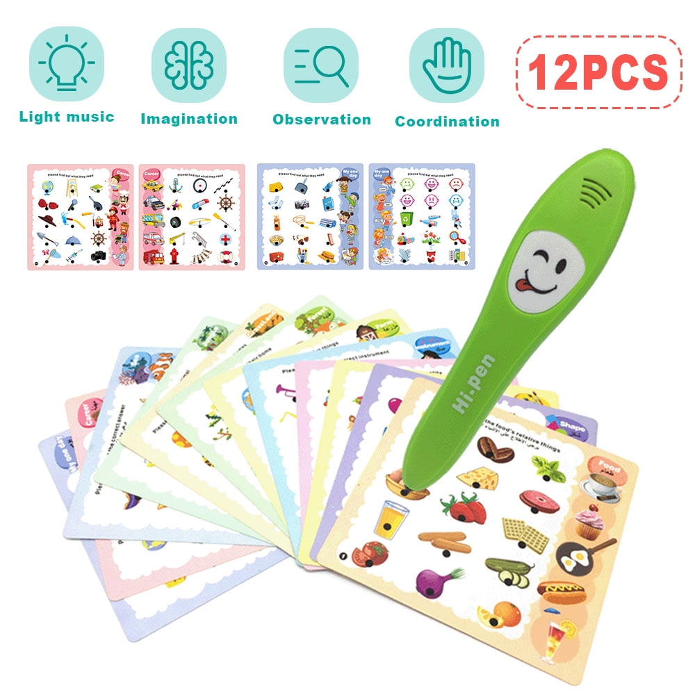HAOAN Kids Early Learning Sound Book Children English Letters Words ...