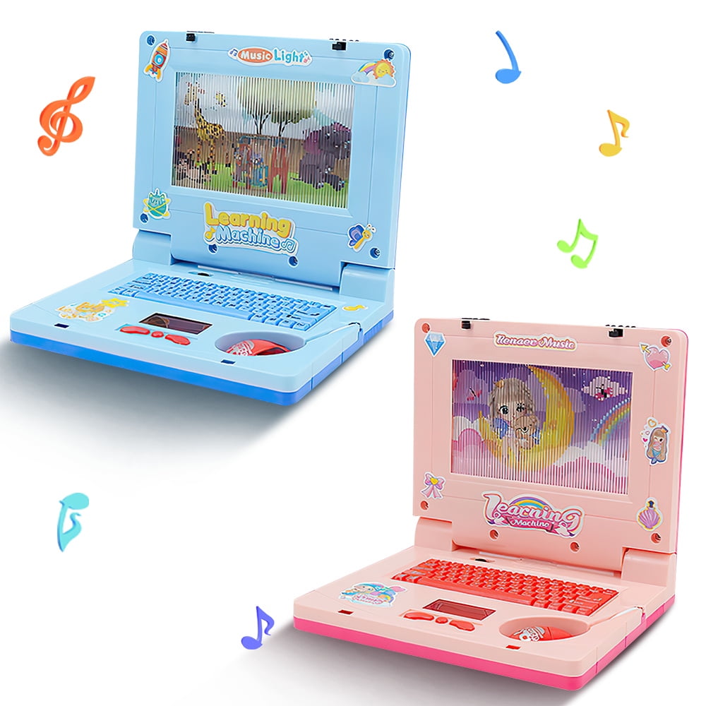 HAOAN Kids Learning Laptop, Simulator Notebook Toy Electronic ...