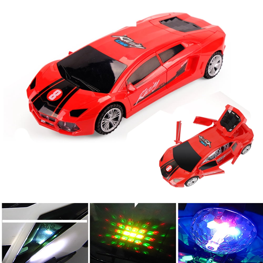 HAOAN Transforming LED Car Toy Robot Vehicle Toys for Kids,Deformation ...