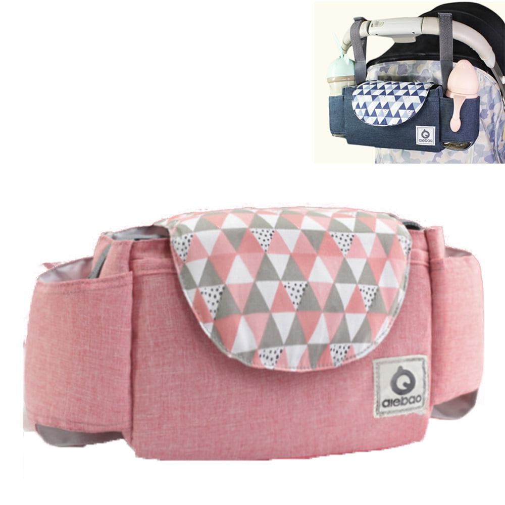 HAOAN Universal Stroller Organizer with Insulated Cup Holders Storage ...