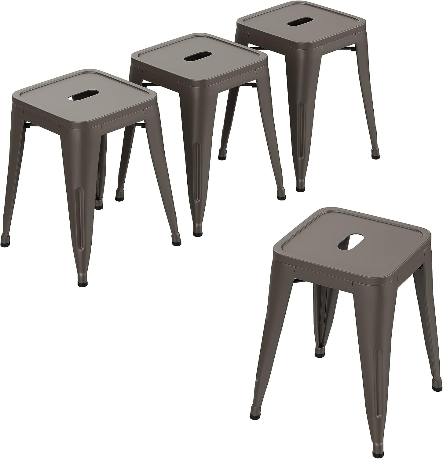 HAOBO Home Industrial Metal Barstools Classroom Stools Short Stools ...