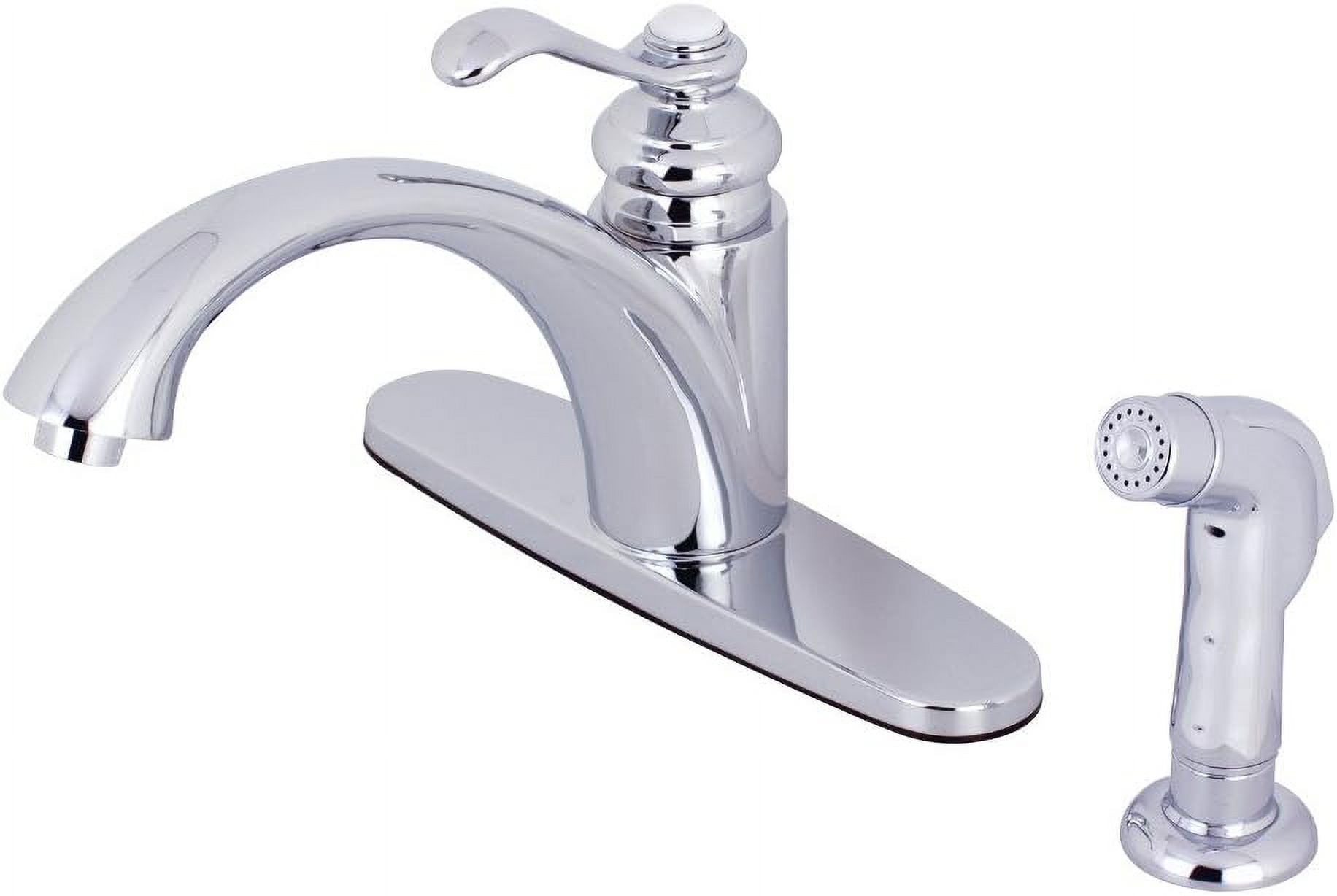 HAOFEI KS6571TPLSP Templeton Kitchen Faucet, 9 inch in Spout Reach, Polished Chrome - Walmart.com