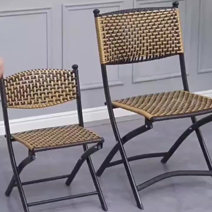 HAOJIE Chair with Backrest - Perfect for Balcony & Outdoor Leisure ...