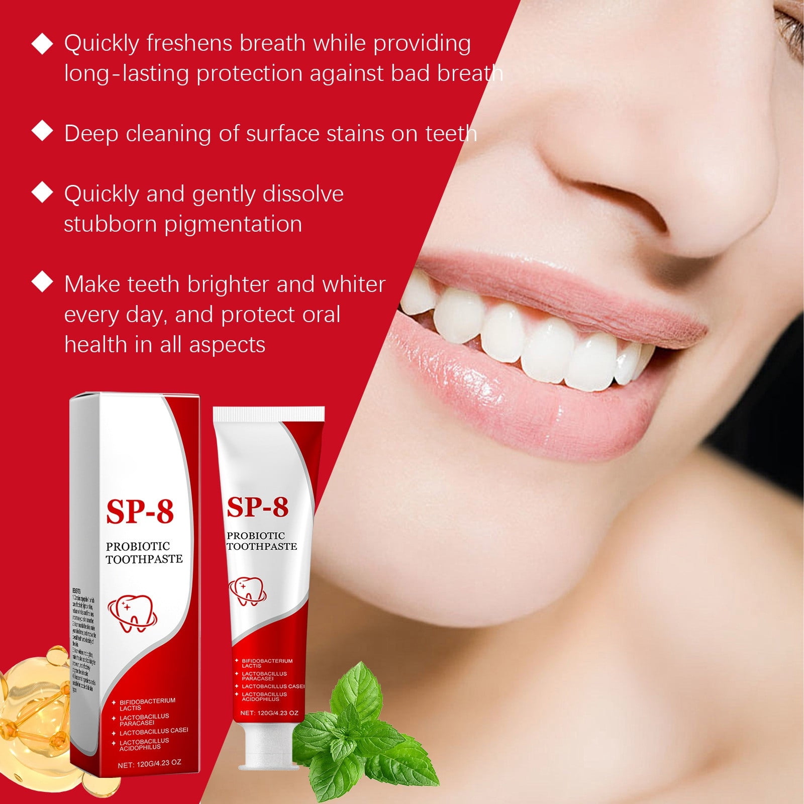 HAOLAOYULU Kids Toothpaste without Fluoride Toothpaste Mint ning Mint ...