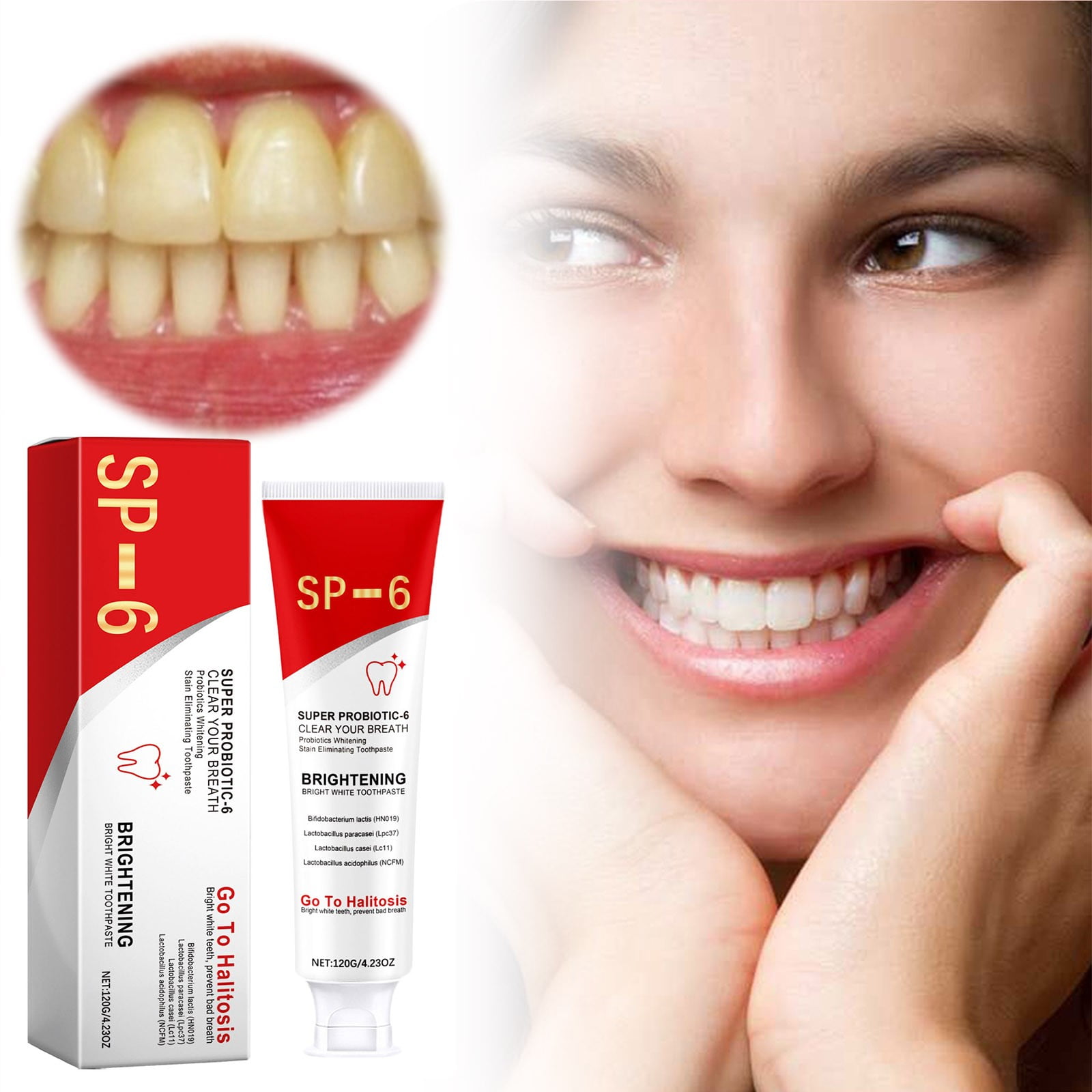 HAOLAOYULU Teeth Removing Yellow Stains Toothpaste Tooth Enamel Gentle ...