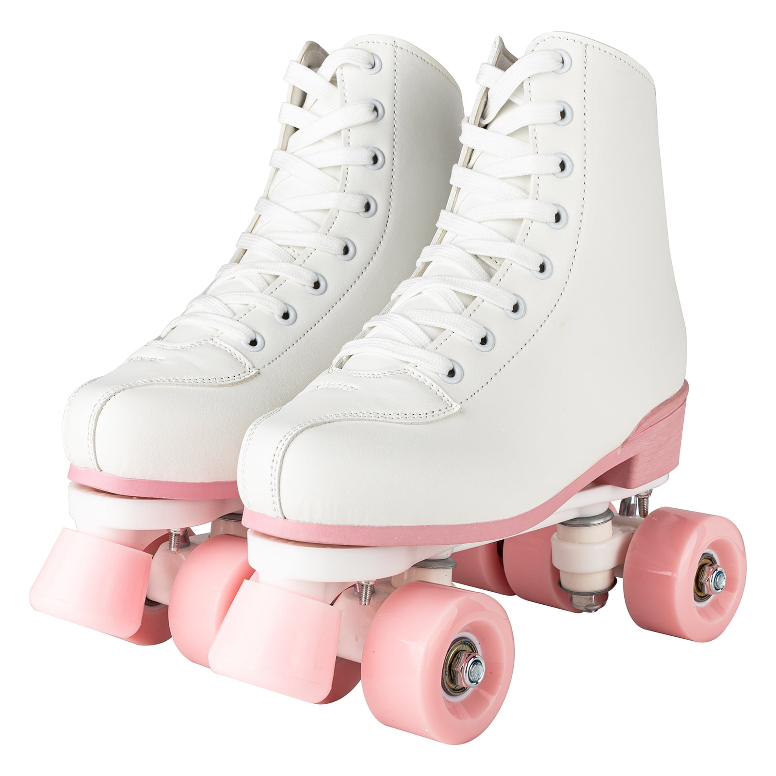 HAOLE Roller Skates for Women Men,Classic Shiny Double-Row Four Wheels ...