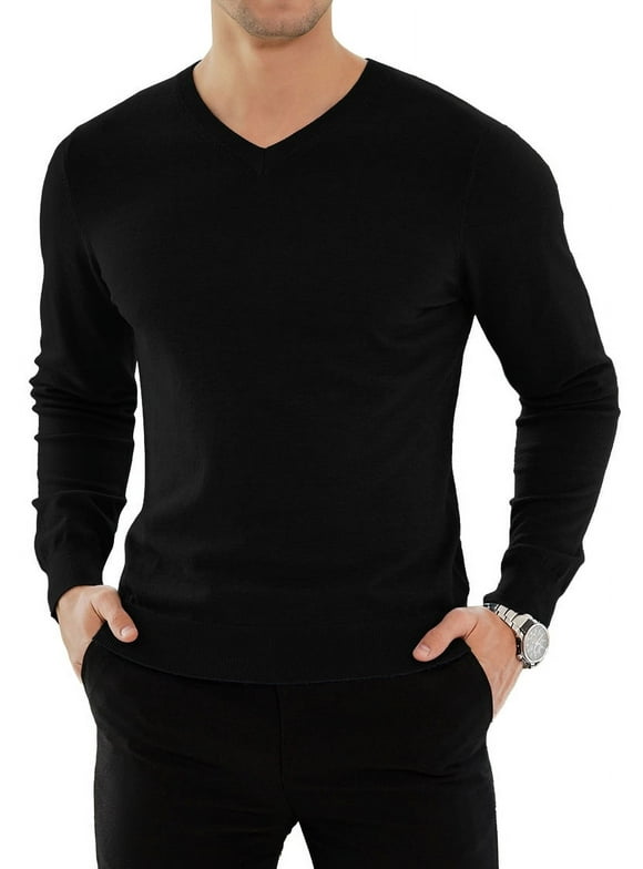Men's V Neck Pullovers