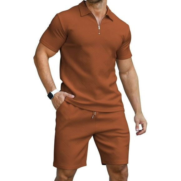 Mens Two Piece Short Set