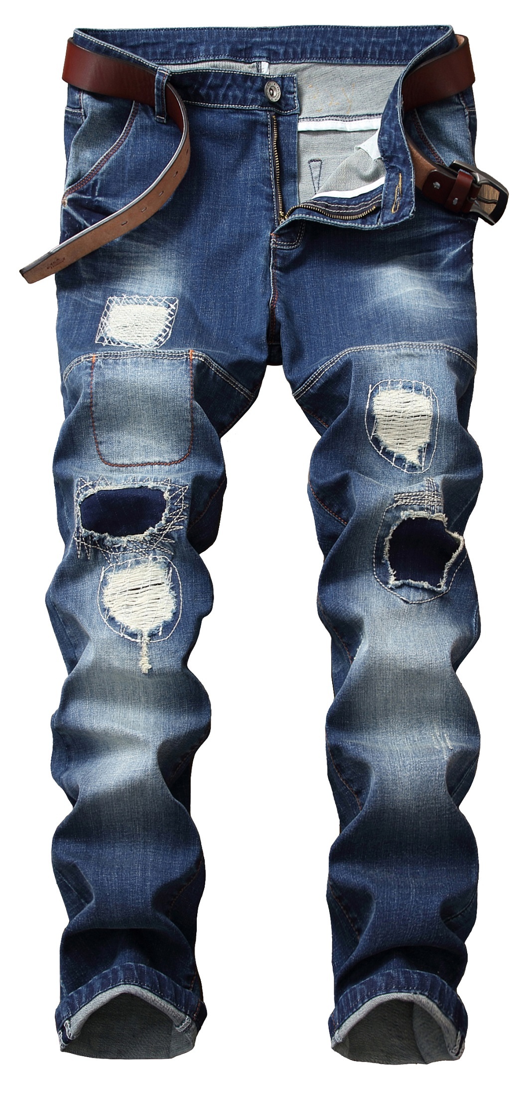 Shop George Men's Straight Fit Jeans - Great Prices Await - Walmart.com
