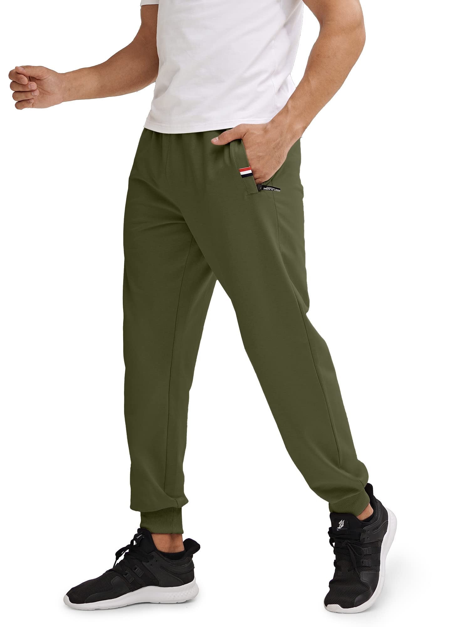 HAOMEILI Men's Athletic Joggers Casual Gym Sweatpants Workout Running ...