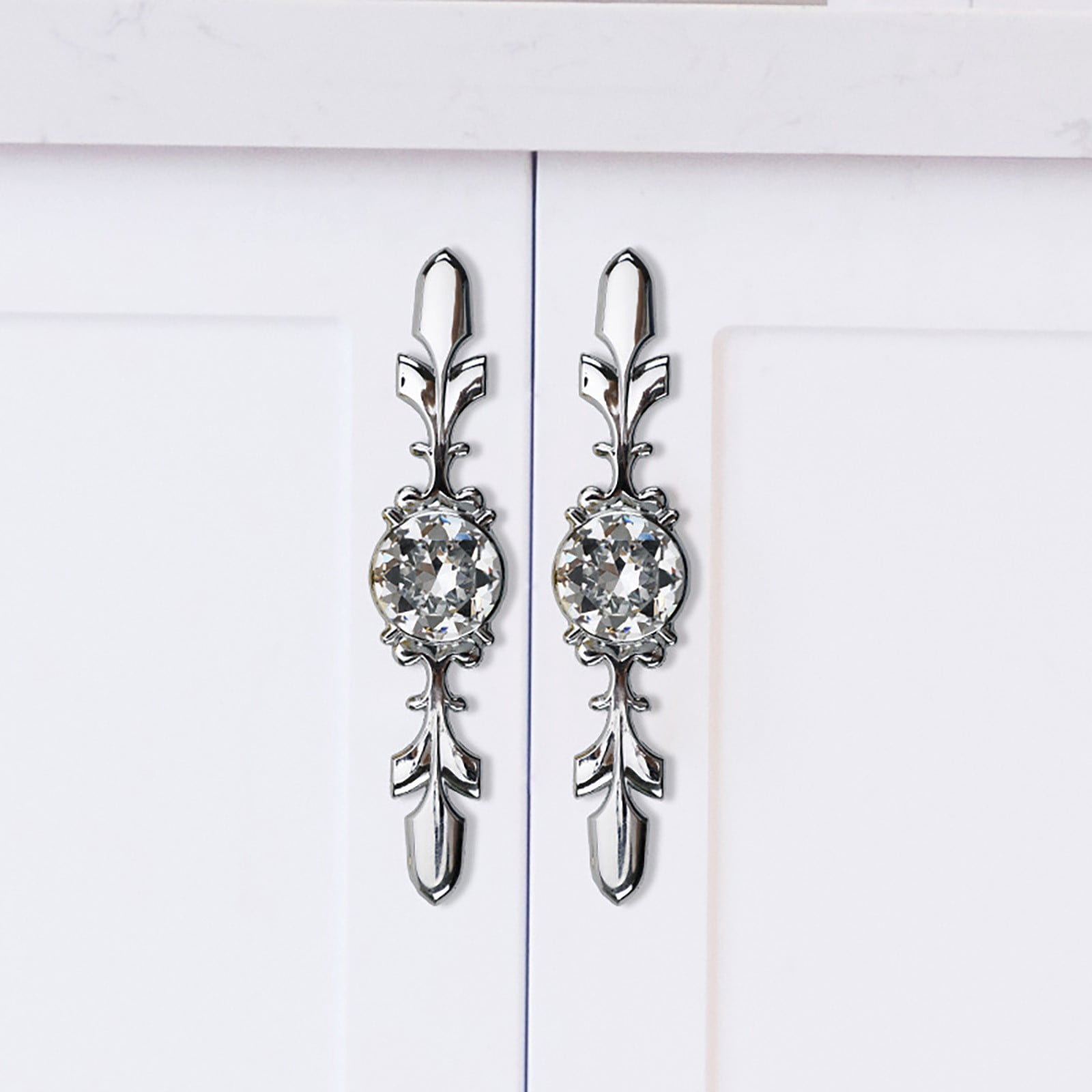 HAOMONZEN Deals Today 2024 industrial Style 2pcs Crystal Cabinet Knobs ...