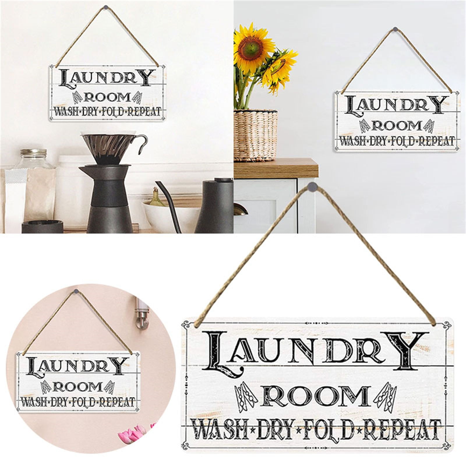 HAOMONZEN Wooden Hanging Welcome Sign Welcome Rectangular Farmhouse ...