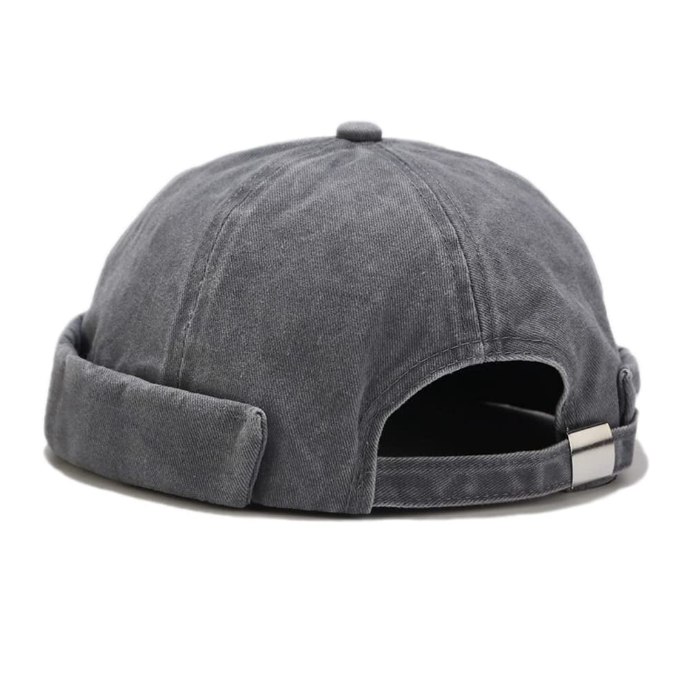 HAORUN Unisex Rolled Cuff Docker Cap Hats Brimless Beanie Sailor Cap ...