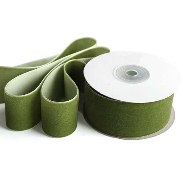 HAORUN Vintage Soft Velvet Ribbon Trim Single Face Velour Webbing ...