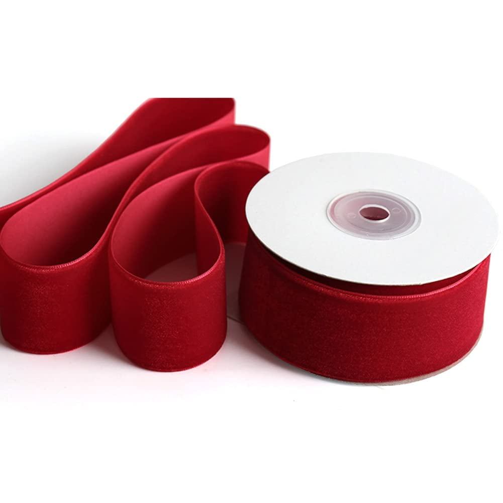 HAORUN Vintage Soft Velvet Ribbon Trim Single Face Velour Webbing ...