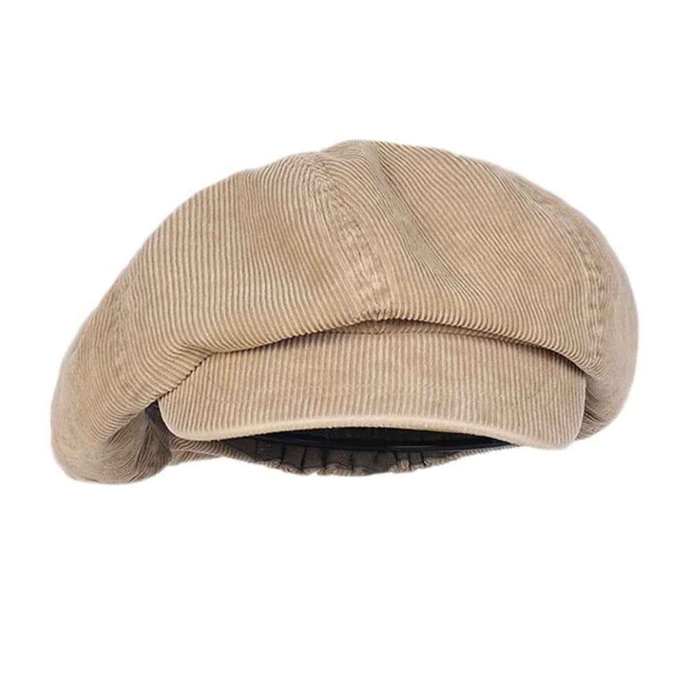HAORUN Women Corduroy Newsboy Hats Vintage Paperboy Painter Cap ...