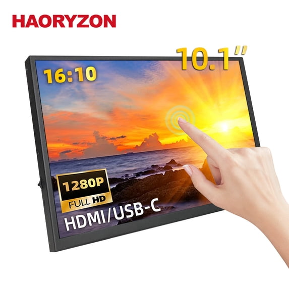 HAORYZON Side Monitor Mini 10-Point Touch Screen Extra Monitor Extended ...