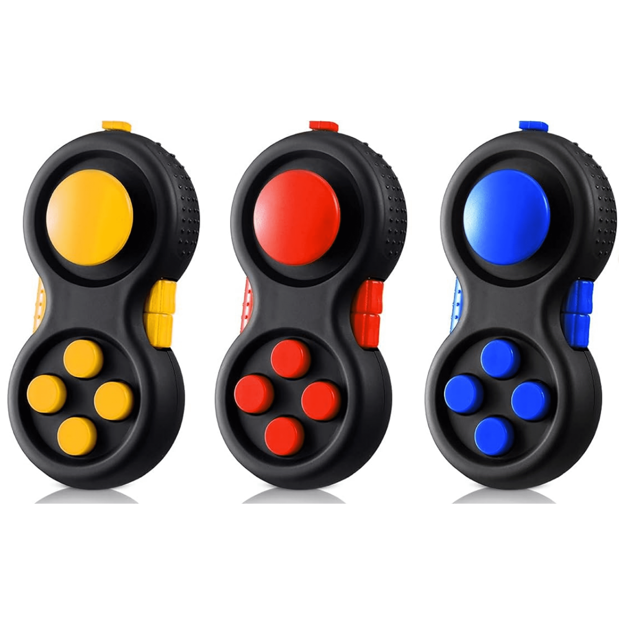 HAOSHICS 3pcs Fidget Pad Portable Fidget Controller Classic Retro Game ...