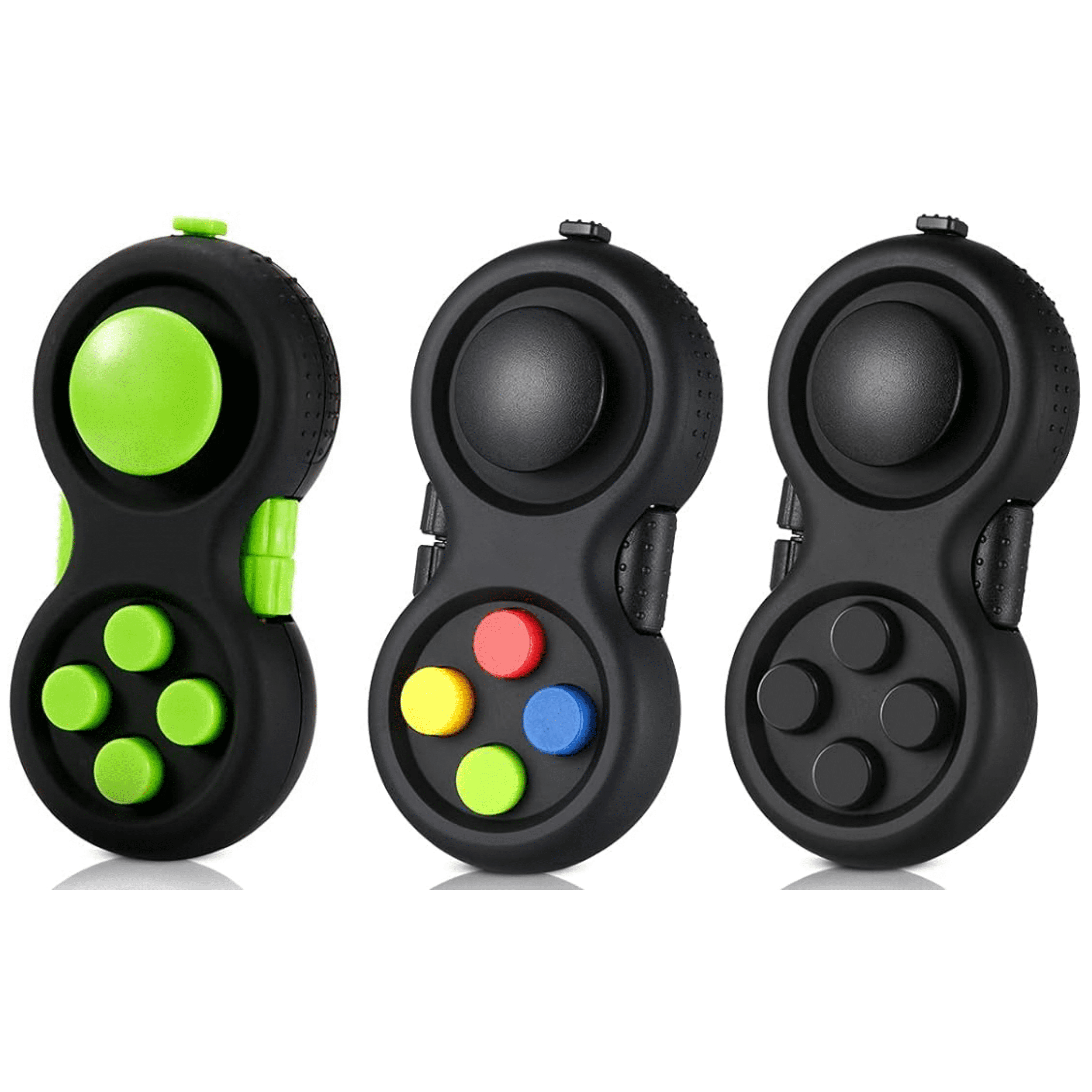 HAOSHICS 3pcs Fidget Pad Portable Fidget Controller Classic Retro Game ...