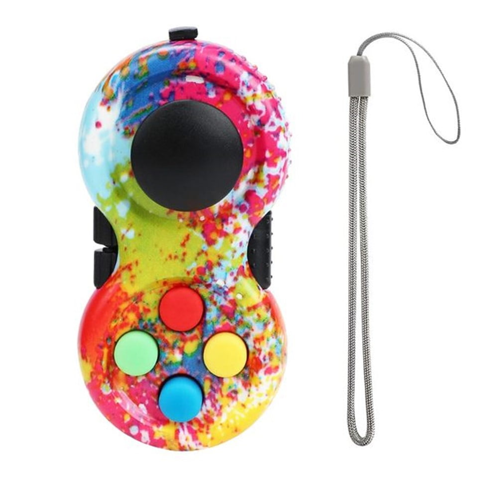 HAOSHICS Fidget Pad Portable Fidget Controller Classic Retro Game ...
