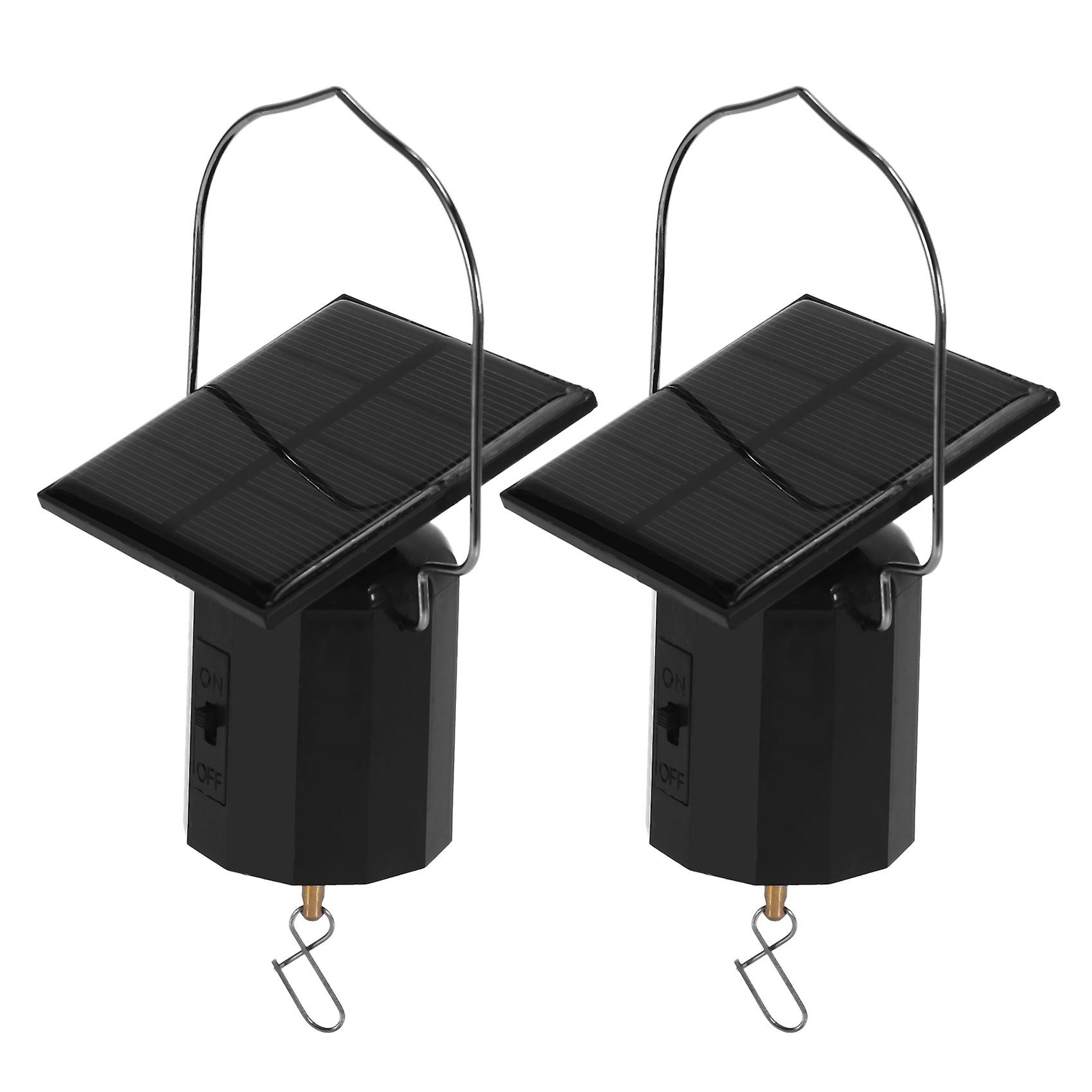 HAOSU 2x Wind Spinner Motor Solar Hanging Display Motor Rotating Solar ...