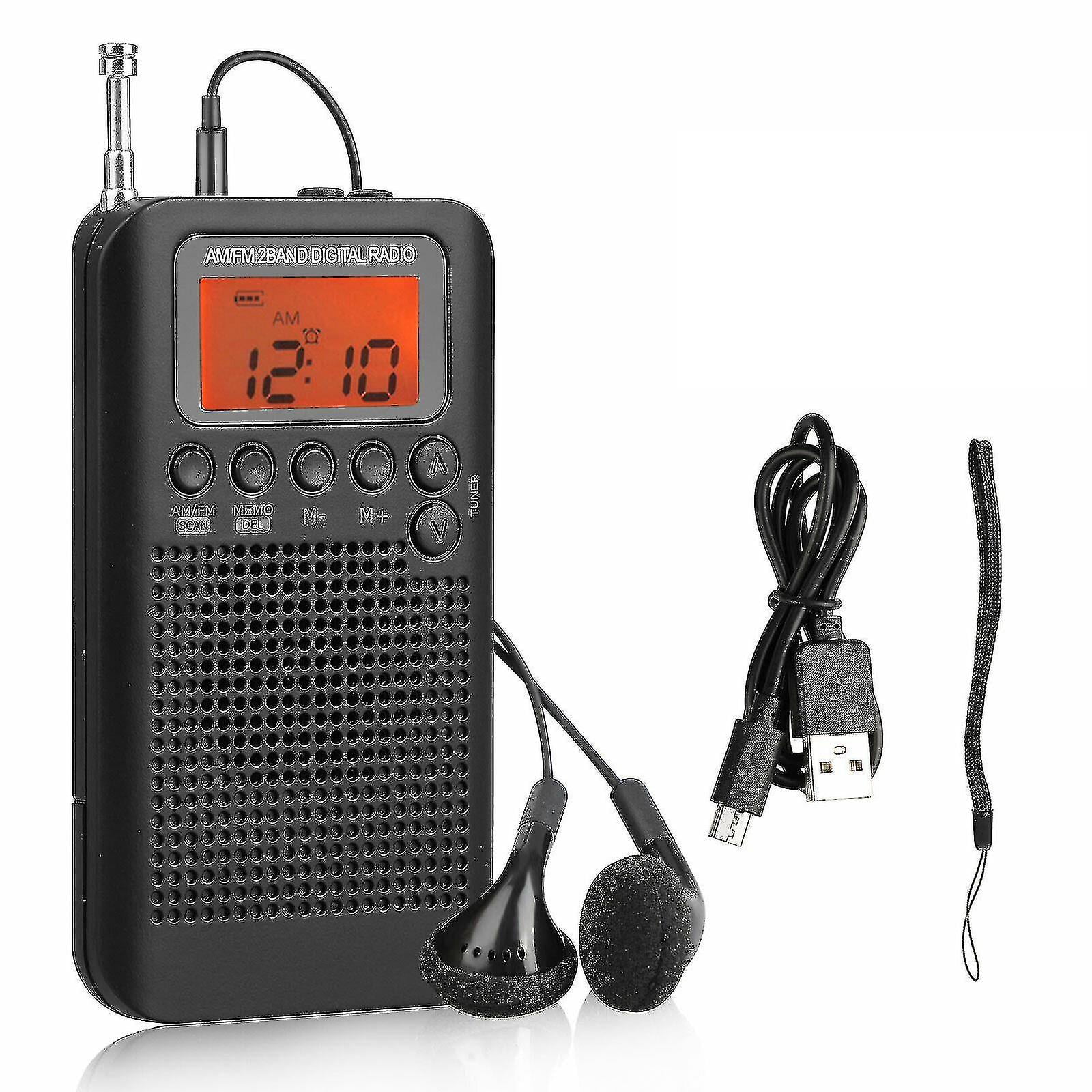 HAOSU Am Fm Radio Portable Radio Tabletop Radio Pocket Radios - Walmart.com