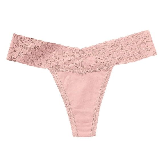 HAOTAGS Women Lace Hipster Panties,Low-Rise Ultra-thin Quick-Dry V ...
