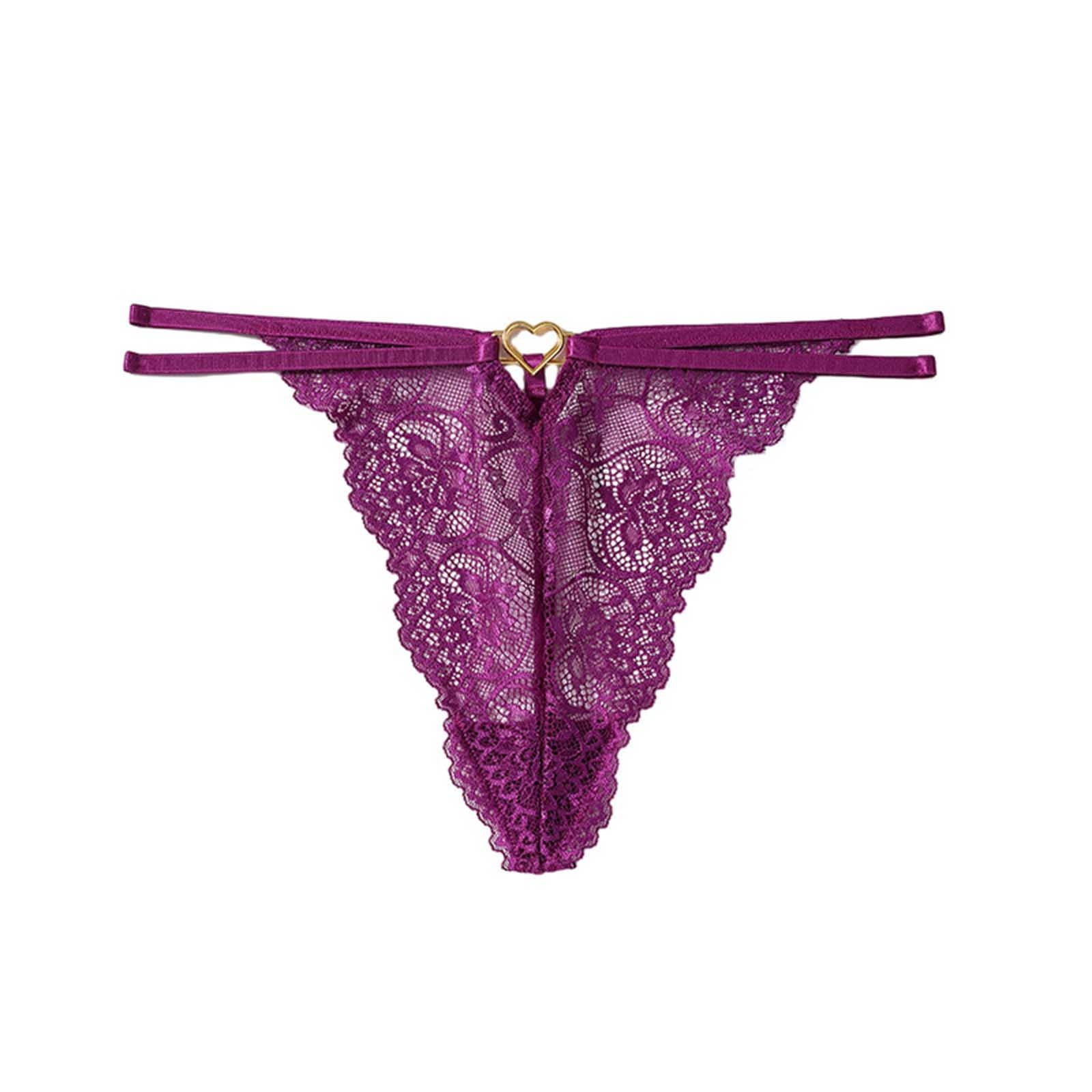 HAOTAGS Women Thong Panties,Low-Rise Comfortable Moisture-Wicking Soft ...