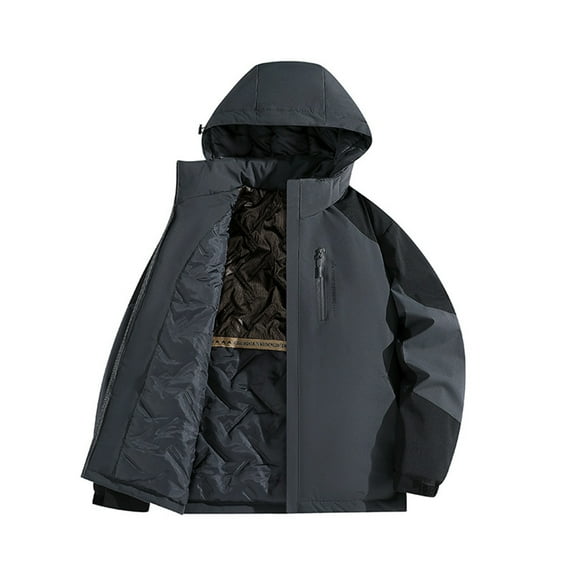 HAOTAGS Womens Jackets Hooded Regular Fit Fleece Linked Casual Fashion ...