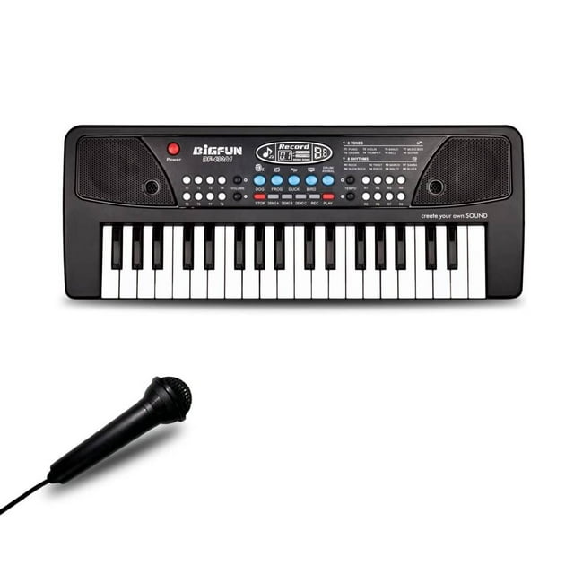 HAOTUTOYS Piano Keyboard for Kids, 37 Keys Portable Electronic ...