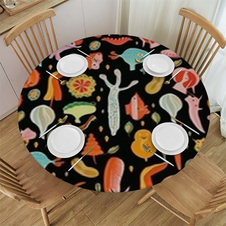 HAOXIT Anatomy Tablecloth, Organs with Heart Eye Nose Lungs Ears Mouth ...