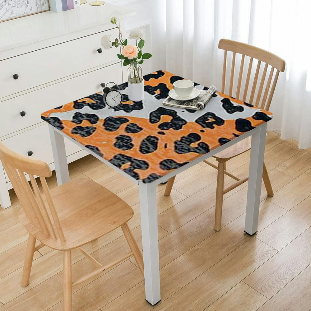 HAOXIT Animal Print Table Cover Jungle Theme Party Supplies Zoo Print ...