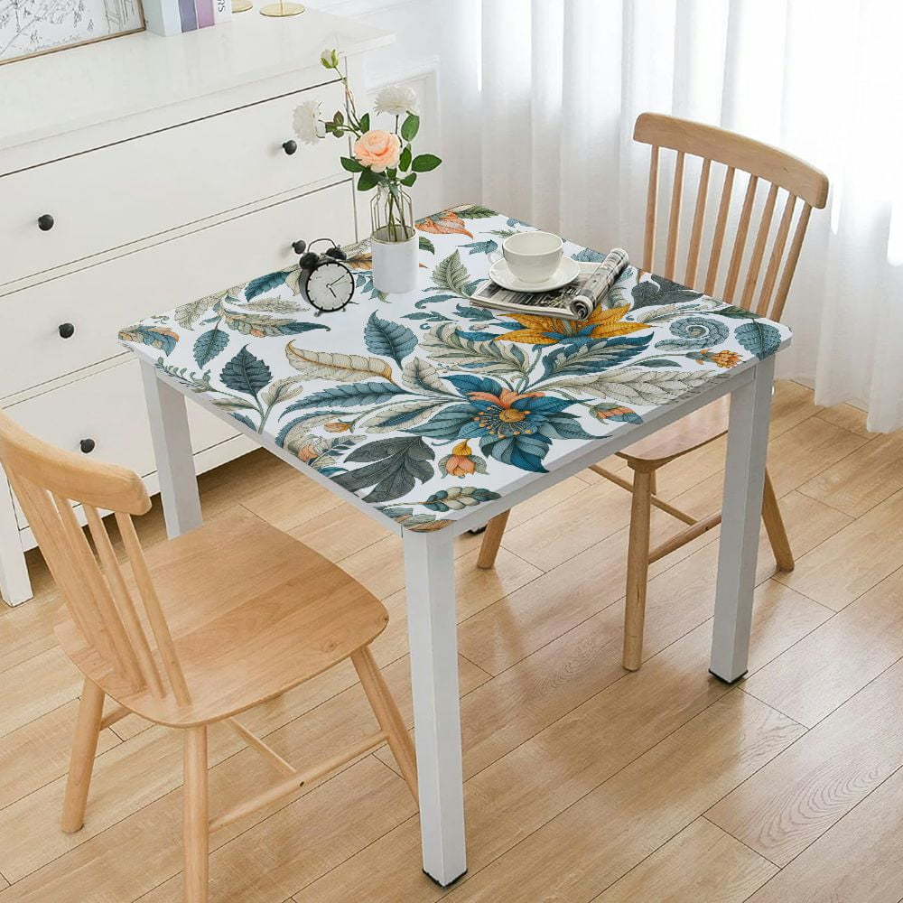 HAOXIT Dining Table Cover for square Rectangle Tables s with Pom Pom ...