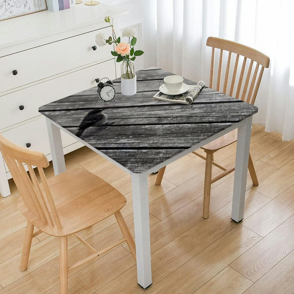 HAOXIT Fitted Table Cover Elastic Edged Polyester Table Cloths, Aged ...