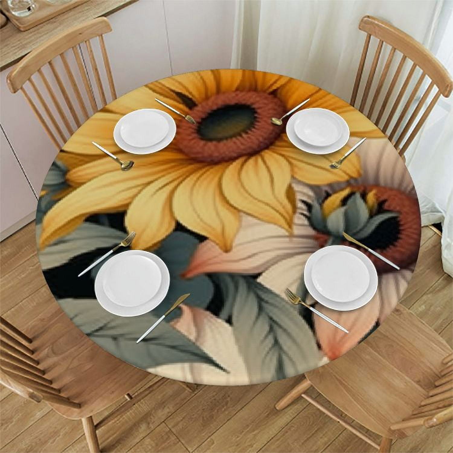 HAOXIT Fitted with , Table Cover Wipeable Table Cloths for Tables, for ...