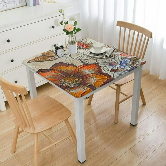 HAOXIT Heavy Duty Vinyl Tablecloths with Waterproof Oil-Proof Table ...