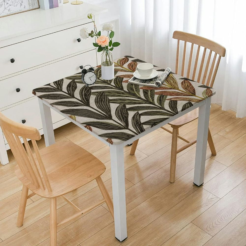 HAOXIT , Heavy Weight Coffee Leaves Pattern Table Cloths for Rectangle ... HAOXIT , Heavy Weight Coffee Leaves Pattern Table Cloths for Rectangle ...